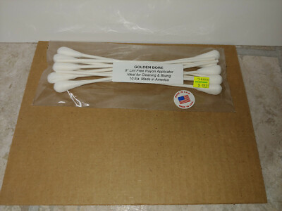 Golden Bore 8" Lint Free Rayon Tip Applicator for any project @Below ...