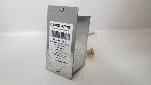 Mamac Systems TE-702-B-7Z-A Duct Temperature Sensor 10K Ohm w/11K Shunt ...