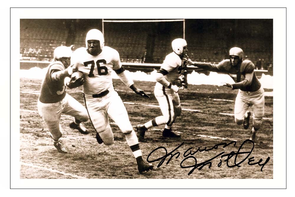 MARION MOTLEY Signed Autograph PHOTO Fan Gift Print CLEVELAND BROWNS ...