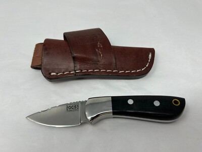 GCS handmade Custom Knife with Leather Sheath Fast Free Shipping! | eBay