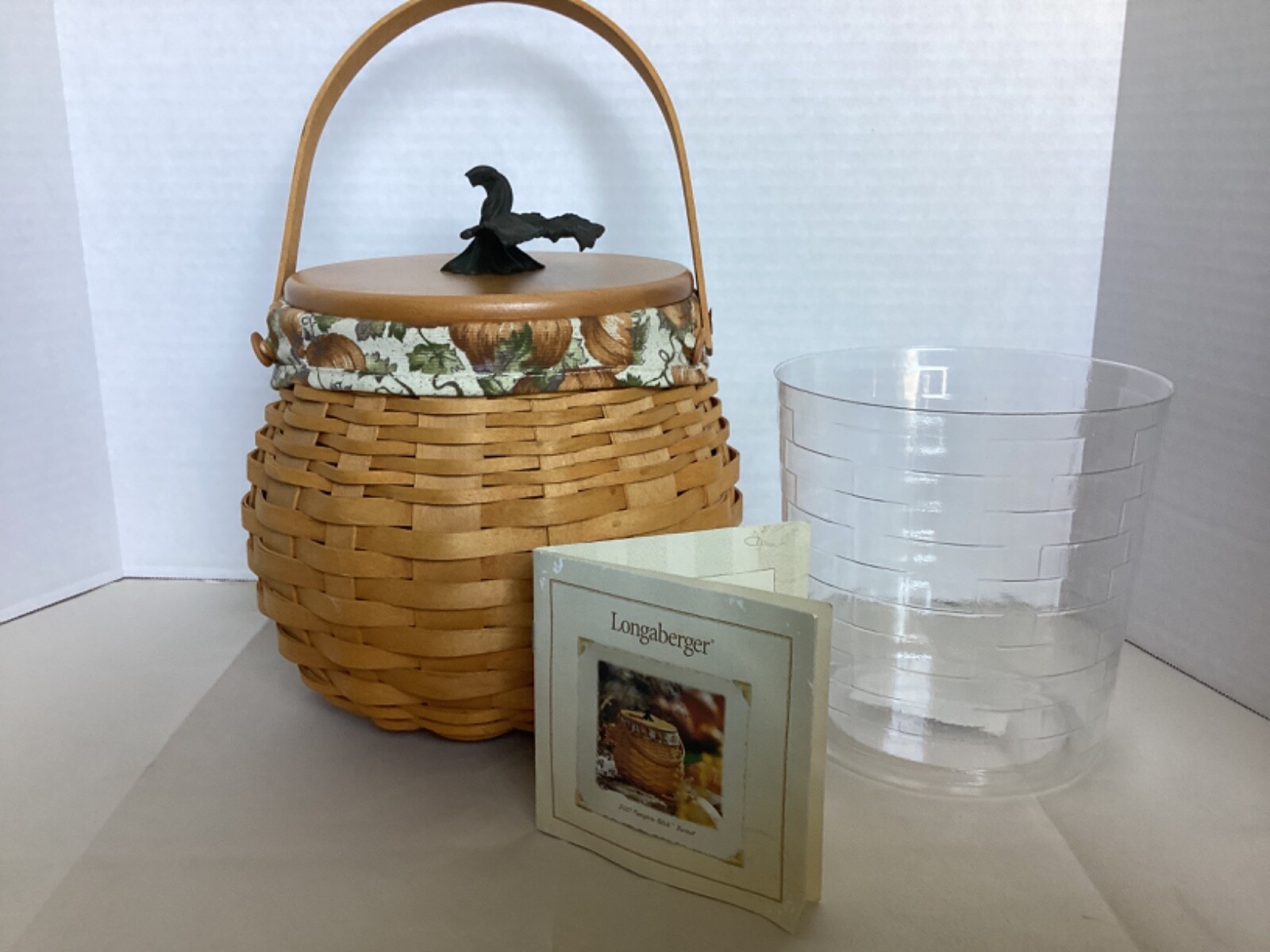Longaberger 2001 Pumpkin Patch Basket Set with Lid - Pumpkin Patch | eBay