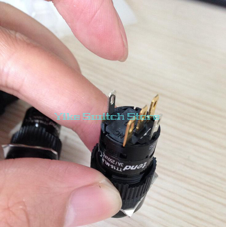 1PC NEW TEND TT16-MLR47G1 Lighted Push Button Switch Green | eBay