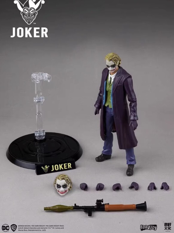 FondJoy DC Comic 1 9 Scale Action Figure 19.5cm Batman Joker ABS PVC ...