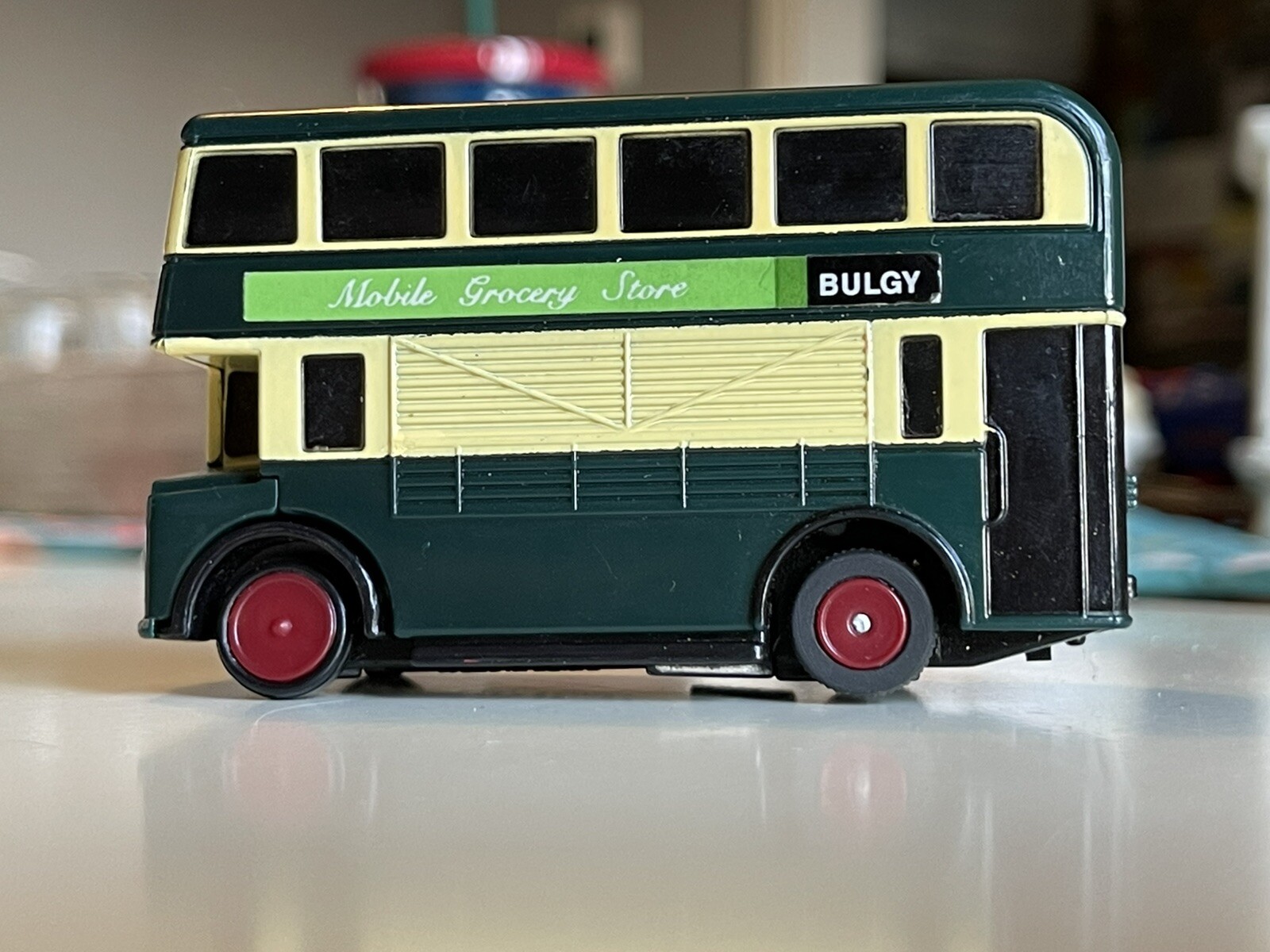 Thomas & Friends Trackmaster Green Bulgy The Bus Motorized Train Tank ...