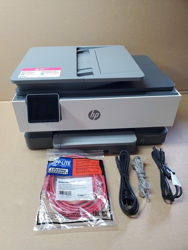 HP OfficeJet Pro 8025 Inkjet Printer 12.6K PC NEED INK 30 day Warranty ...