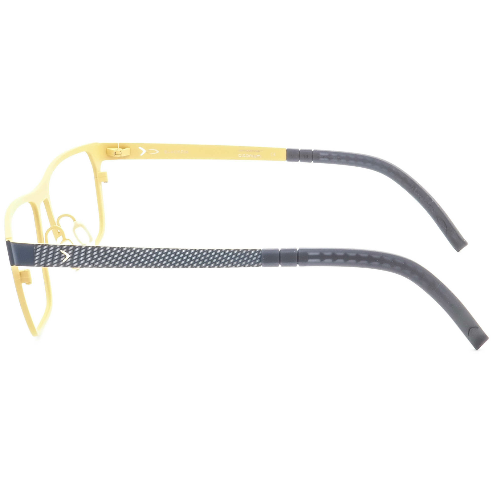 Blackfin Eyeglasses BF785 Lincoln COL.588 Titanium Navy/Mustard Italy ...