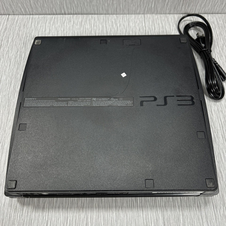 Sony PlayStation 3 PS3 Slim 160GB CECH-2501a Console Only Tested PLEASE ...