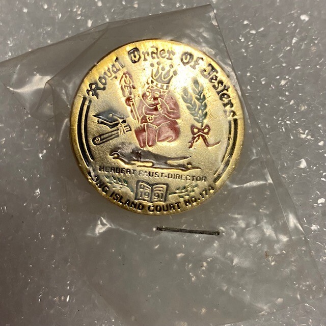 Royal Order of Jesters ROJ Vintage 1991 Herbert Faust Billiken Gold ...