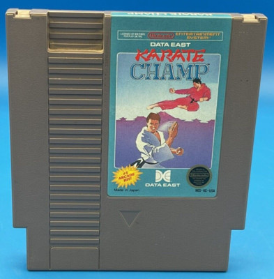 NINTENDO NES Karate Champ 1985 TESTED Cartridge Only Fast Free Shipping ...
