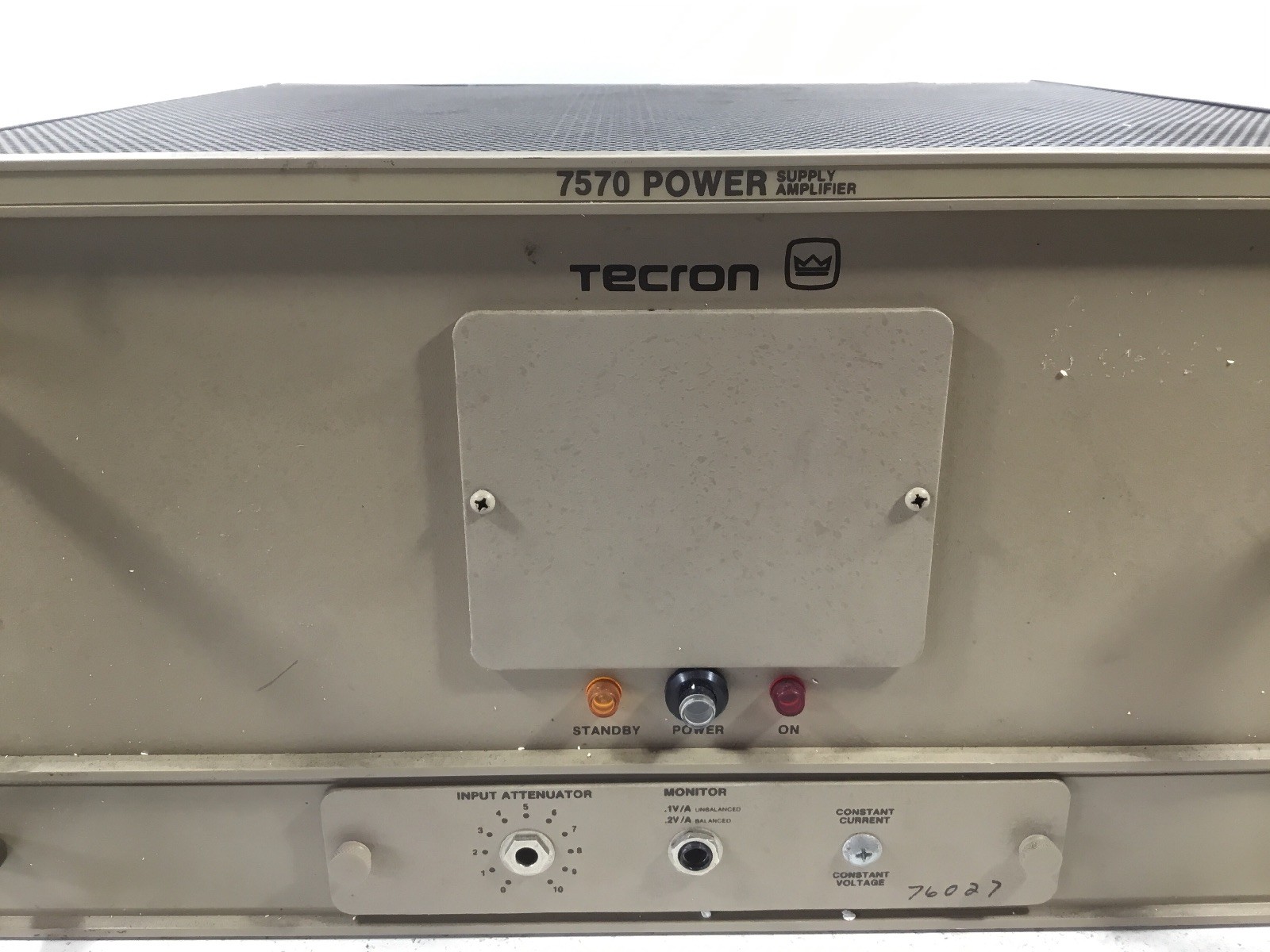 Crown Tecron 7570 Power Supply Amplifier 120V 2400W FOR PARTS OR REPAIR ...