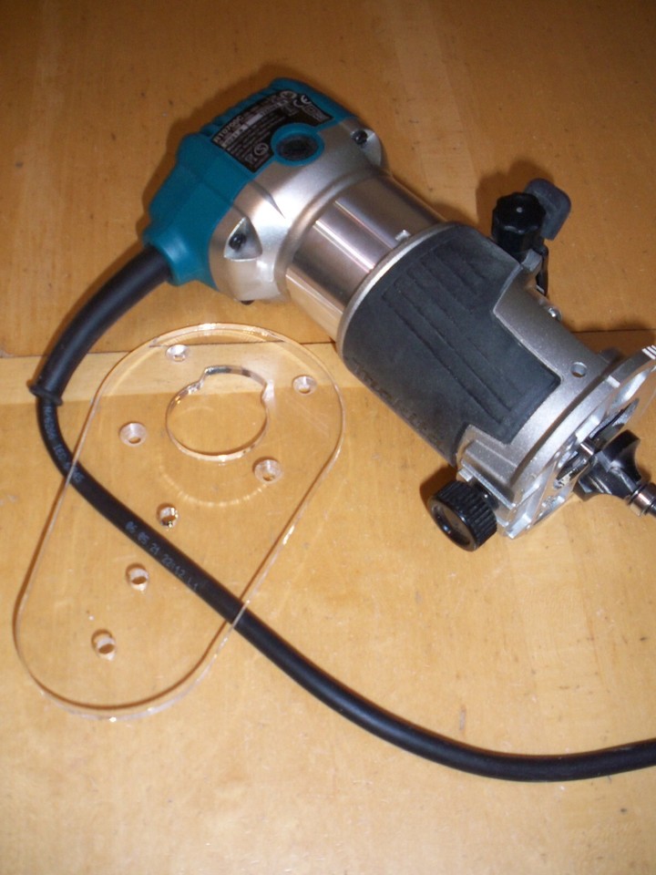 Acrylic Guide Plate MAKITA Router Base elipse Trimmer RT0700 RT0702 ...