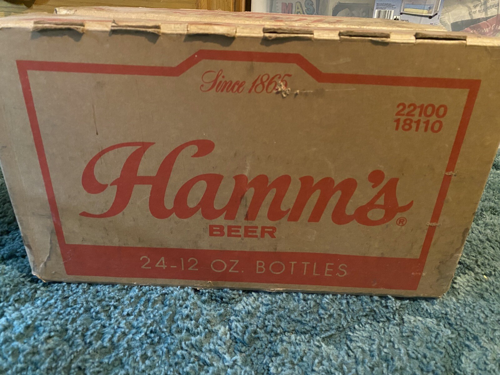 Hamm’s Beer Case With 24 Returnable Bottles Vintage | eBay