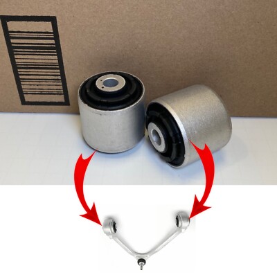 2 PCS FRONT UPPER CONTROL ARM BUSHING REARWARD FOR 2010-2015 JAGUAR XF ...