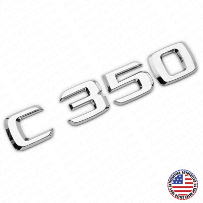 06-15 C 350 Emblem Trunk Lid Letter Logo Nameplate Badge Decoration AMG ...