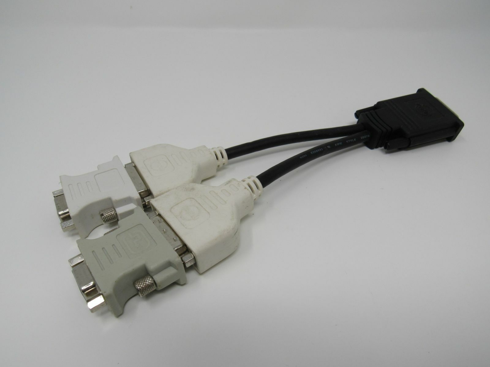 Molex DMS-59 to Dual VGA Y Splitter Computer Video Cable 5 Inches DB15 ...