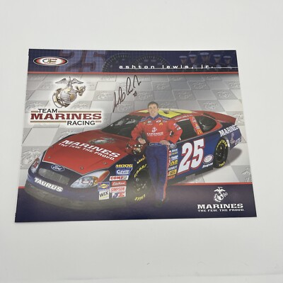 2004 - 2005 NASCAR Hero Postcard Signed Ashton Lewis Jr - 8 x 10 | eBay