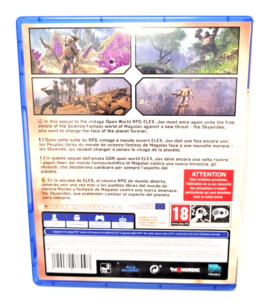 ELEX II 2 Playstation 4 PS4 EXCELLENT Condition PS5 Compatible | eBay