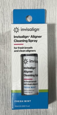 Invisalign Aligner Cleaning Spray Fresh Mint 10 mL (0.33 fl oz) New | eBay