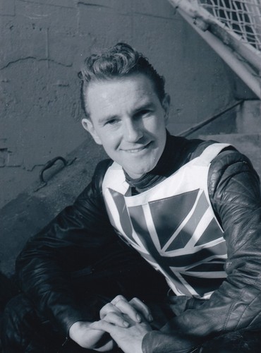 Reproduction Press Photo Speedway Robert Thomas Bob Andrews circa 1960s ...