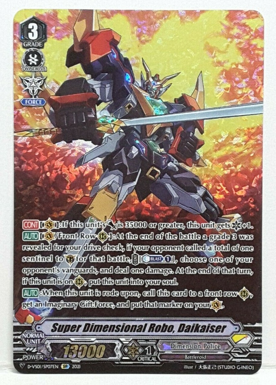 Cardfight Vanguard Dimension Police Daikaiser