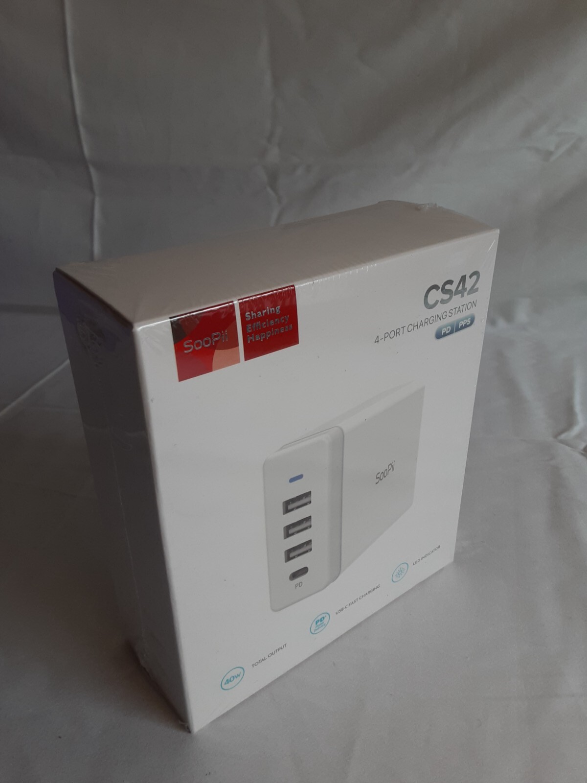 SooPii CS42 40W 4-Port Charging Station | eBay