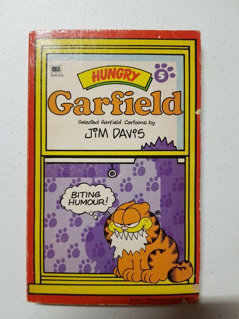 Hungry Garfield #5 by Jim Davis - 1986 Small PB 0868016500 Budget Books ...