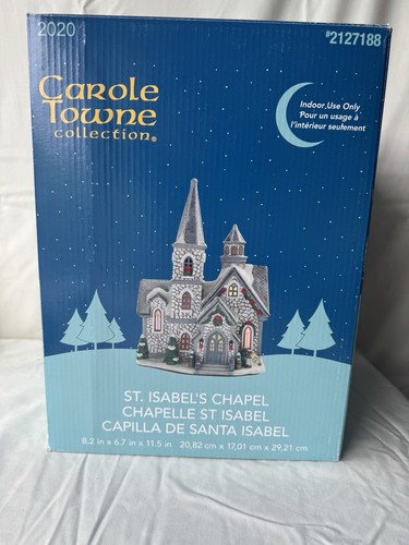 Carole Towne Collection 2020 St. Isabel's Chapel Christmas Lighted ...