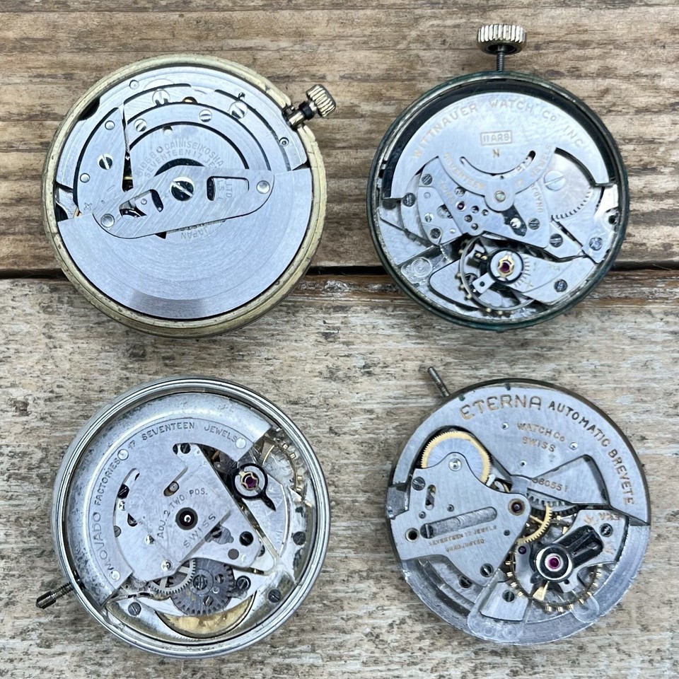 Mens Wrist Watch Movements - Wittnauer, Seiko, Eterna, Movado | eBay