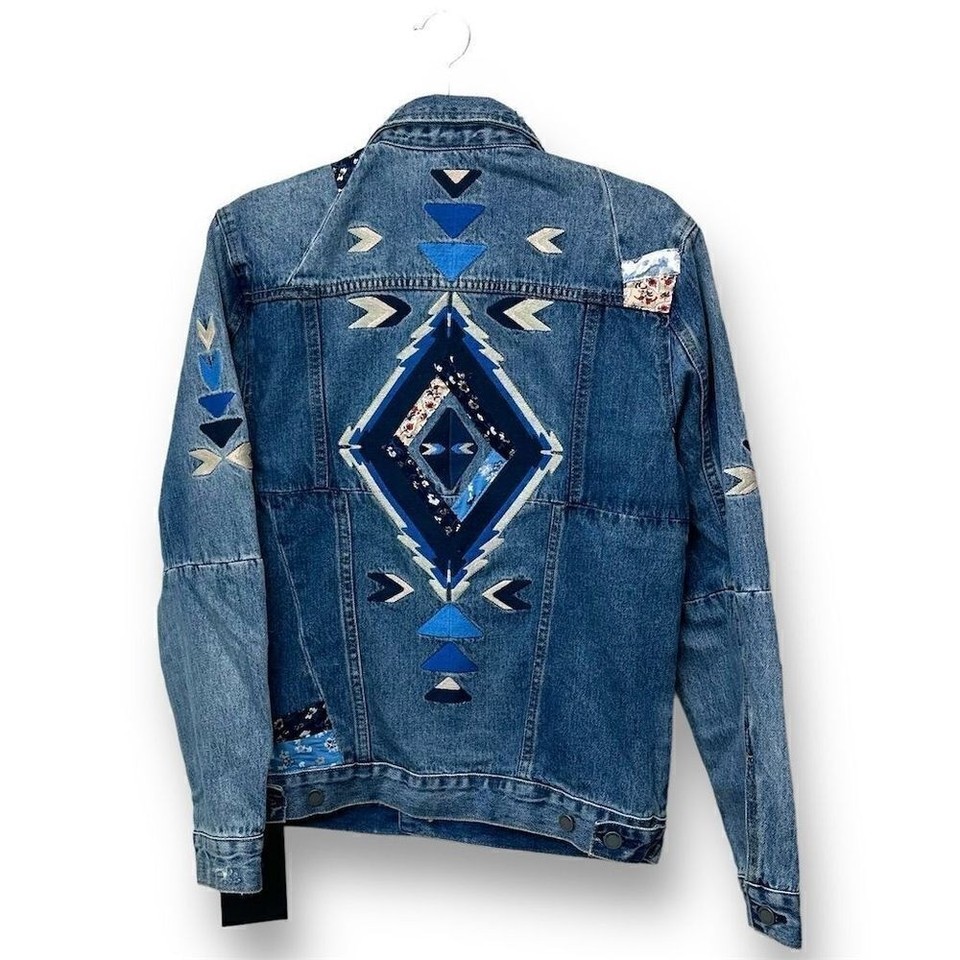 NWT BlankNYC x Free People Pub Crawl Jacket S Western Embroidered ...