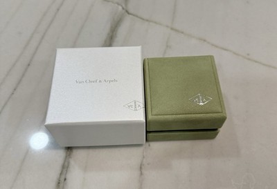 Van Cleef & Arpels Jewelry Gift Box Green with Outer Box | eBay