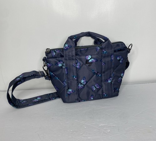 Lug Dory Mini Small Crossbody with Top Handles Grey Butterfly | eBay