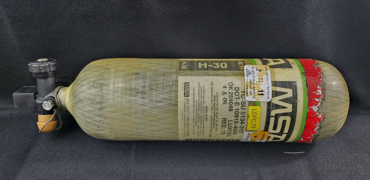 MSA 30-Min 4500 PSI Carbon Fiber Tank – CGA 347 – PCP / Paintball | eBay