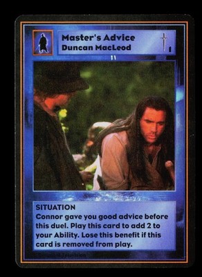 Master's Attack Duncan MacLeod Highlander: The Card Game Trading Card CCG | eBay