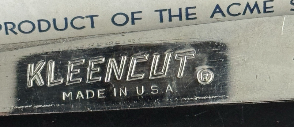 Vintage Kleencut Pinking & Wiss CC7 Zig Zag Fabric Sewing Scissors ...