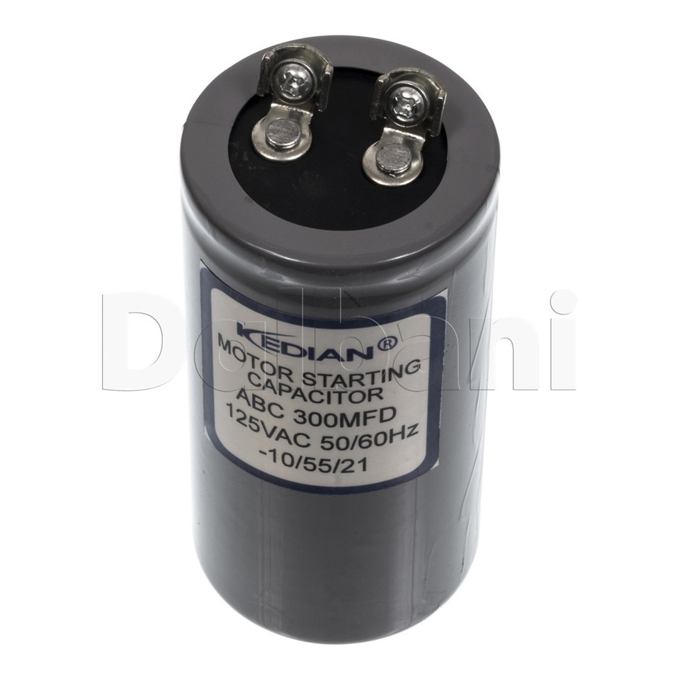 300MDF 125VAC Motor Starting Capacitor CD60A ABC 300uF 125 VAC 45X90 10 ...