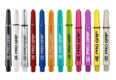Target Pro Grip Dart Shafts Stems with Locking Rings, All Colours, All ...
