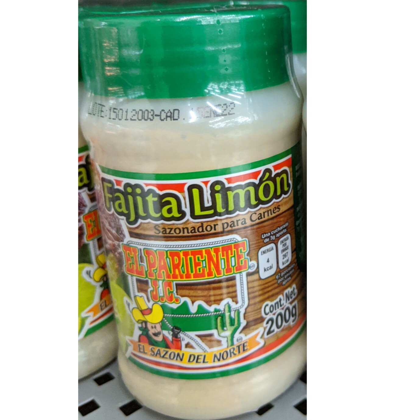 New Sazonador Fajita Limon Seasoning El Pariente 7.0 Oz ea (200g ...