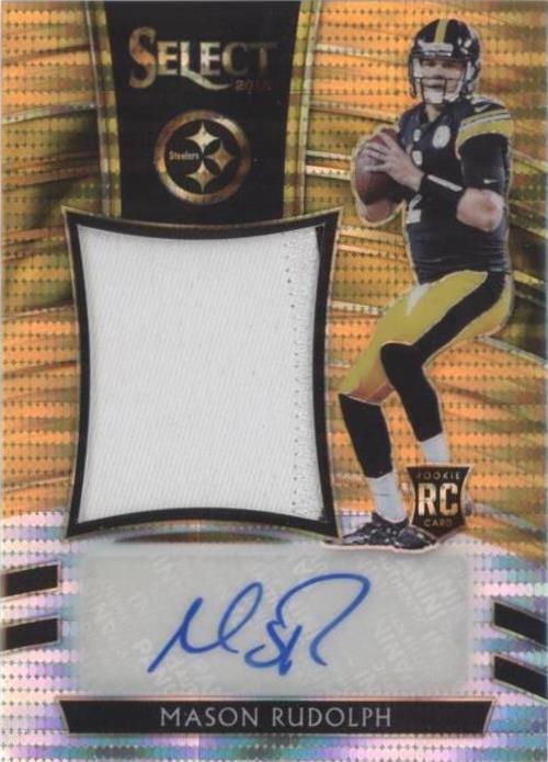 2018 Panini Select - Jumbo Rookie Signature Swatches Mason Rudolph #JM ...