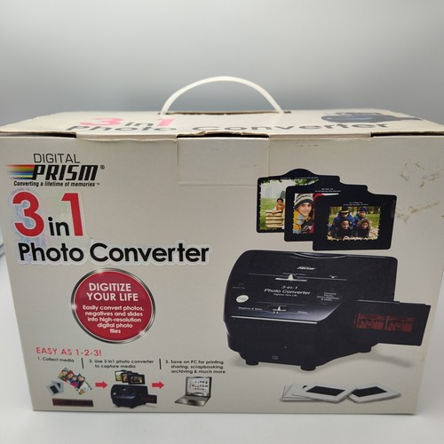 Digital Prism 3 In 1 Photo Converter. Easily Convert Photos, Negatives & Slides | eBay