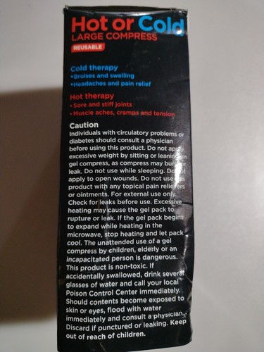 Equate Hot Or Cold Large Compress 8" X 12" | eBay