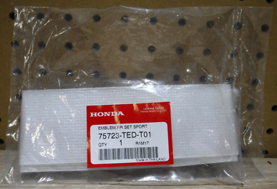 OEM New 2017-2020 Honda Civic Rear "Sport" Emblem Badge Nameplate 75723 ...