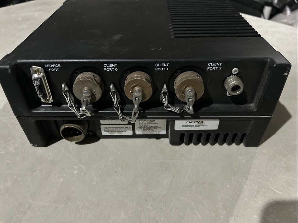 VINTAGE MOTOROLA 3 PORT RADIO FOR RAILROAD TRAIN COMMUNICATION V1362AA ...