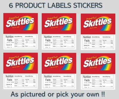 Candy & Bulk Vending - Vending Labels