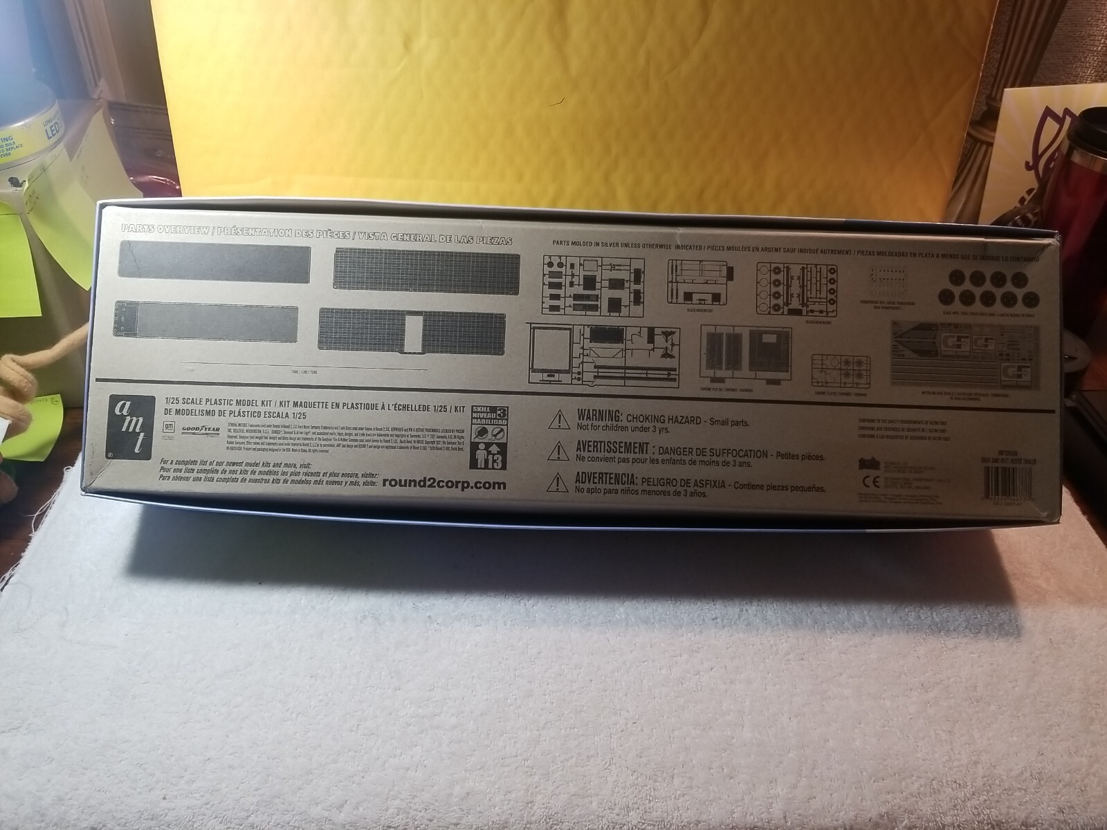 AMT Models 1249 '1:25 Scale Great Dane 40' Reefer Trailer Model Kit ...