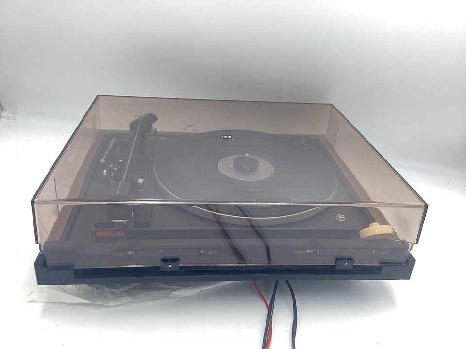 DUAL 1212 RECORD PLAYER w/CS504 BASE (STANTON 505 D-Sx + ORTOFON FF 15 ...