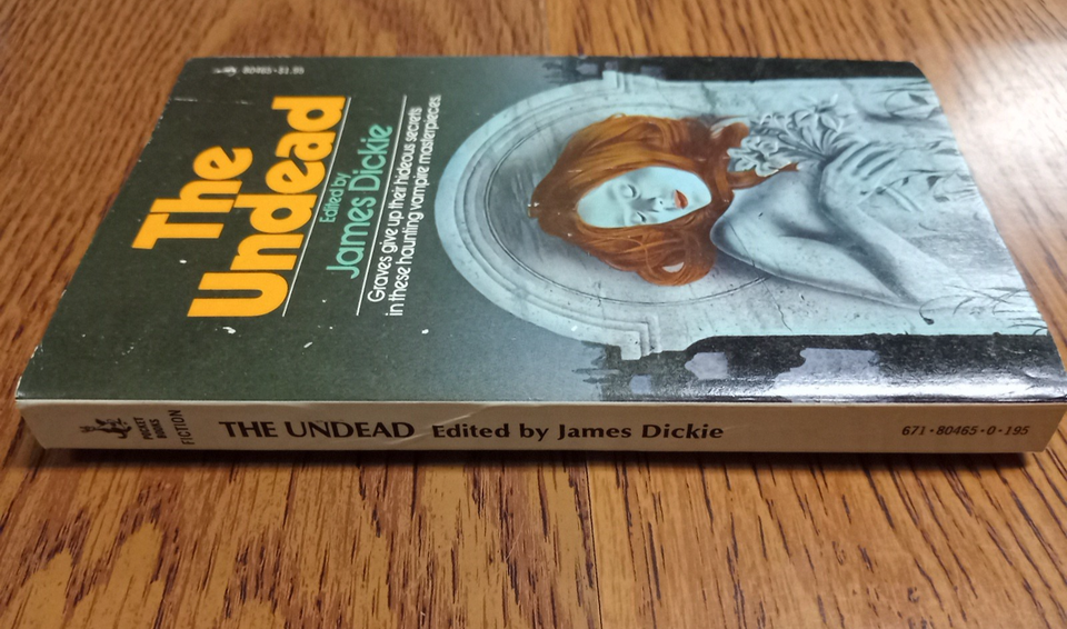 The Undead - James Dickie (Editor) Pocket Books PB 1976 Vampires Horror ...