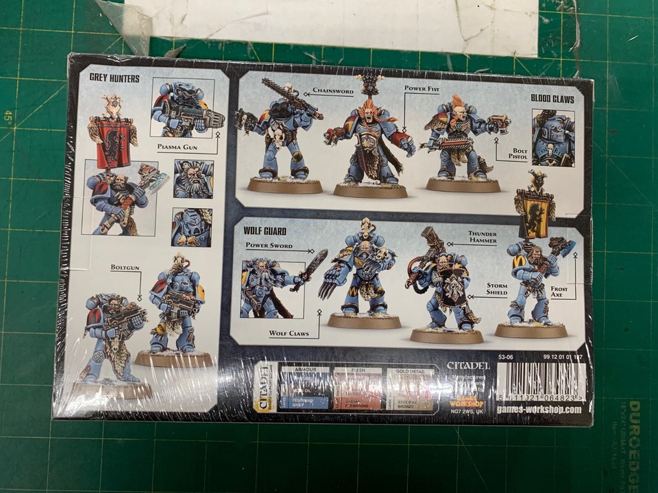 Space Wolves Grey Hunters Pack Warhammer 40K NIB Flipside 5011921149179 ...