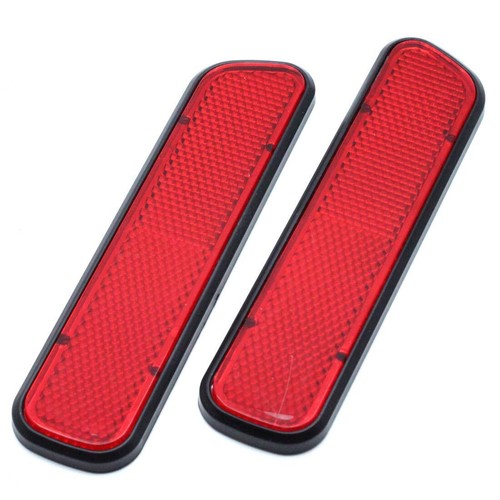 Car Reflective Sticker Stick-On Red Warning Safety Reflector Strips ...
