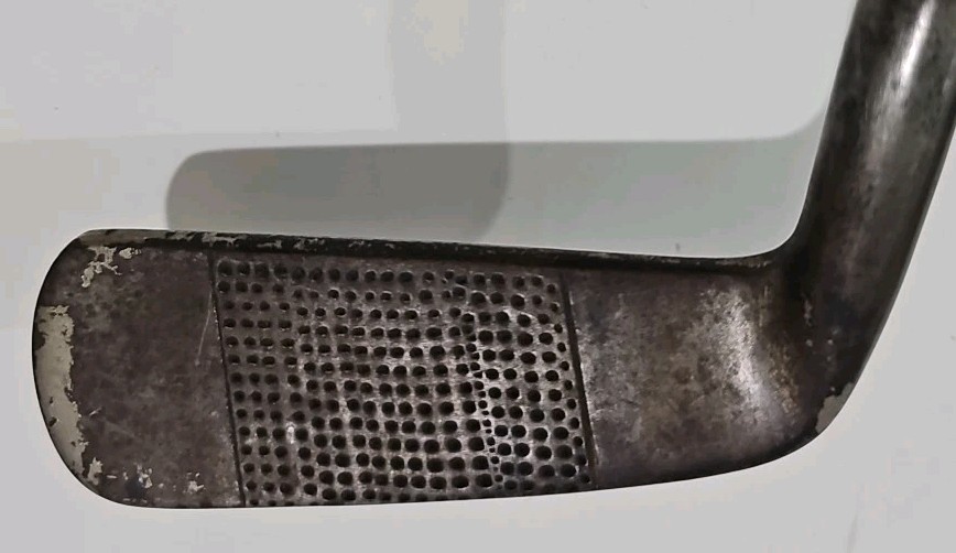 Vintage Hickory Wood Shaft George Nicoll ACCURATE PUTTER Leven Scotland ...