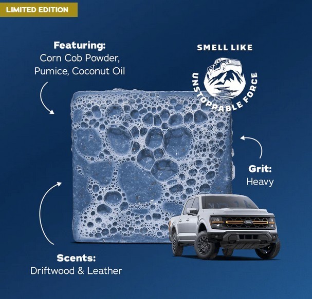 Dr. Squatch Ford Limited Edition Soaps F-150 Tough Scrub & Bronco Bricc ...